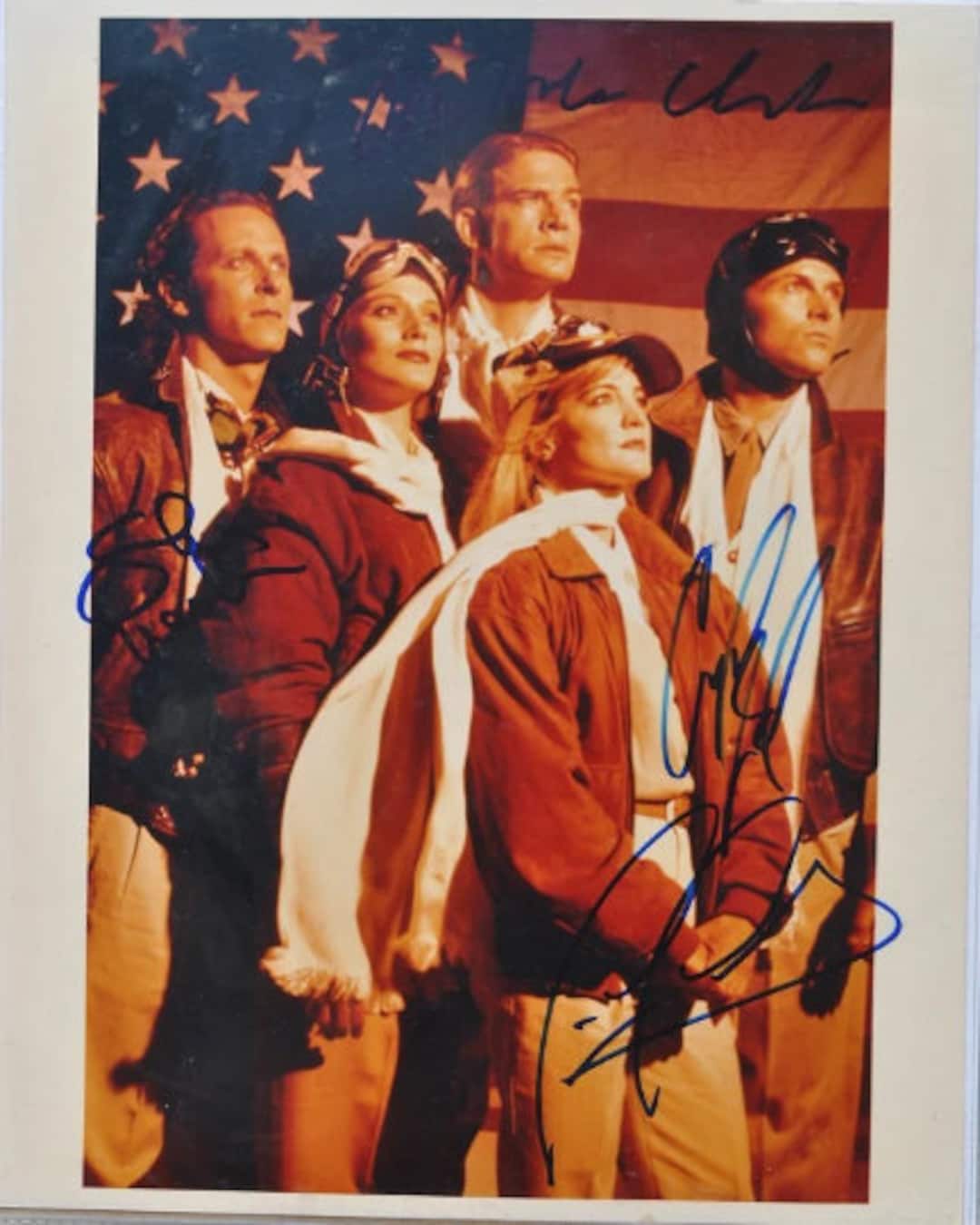 WINGS CAST SIGNED Photo X4 - Tim Daly, Steve Weber, Crystal Bernard ...