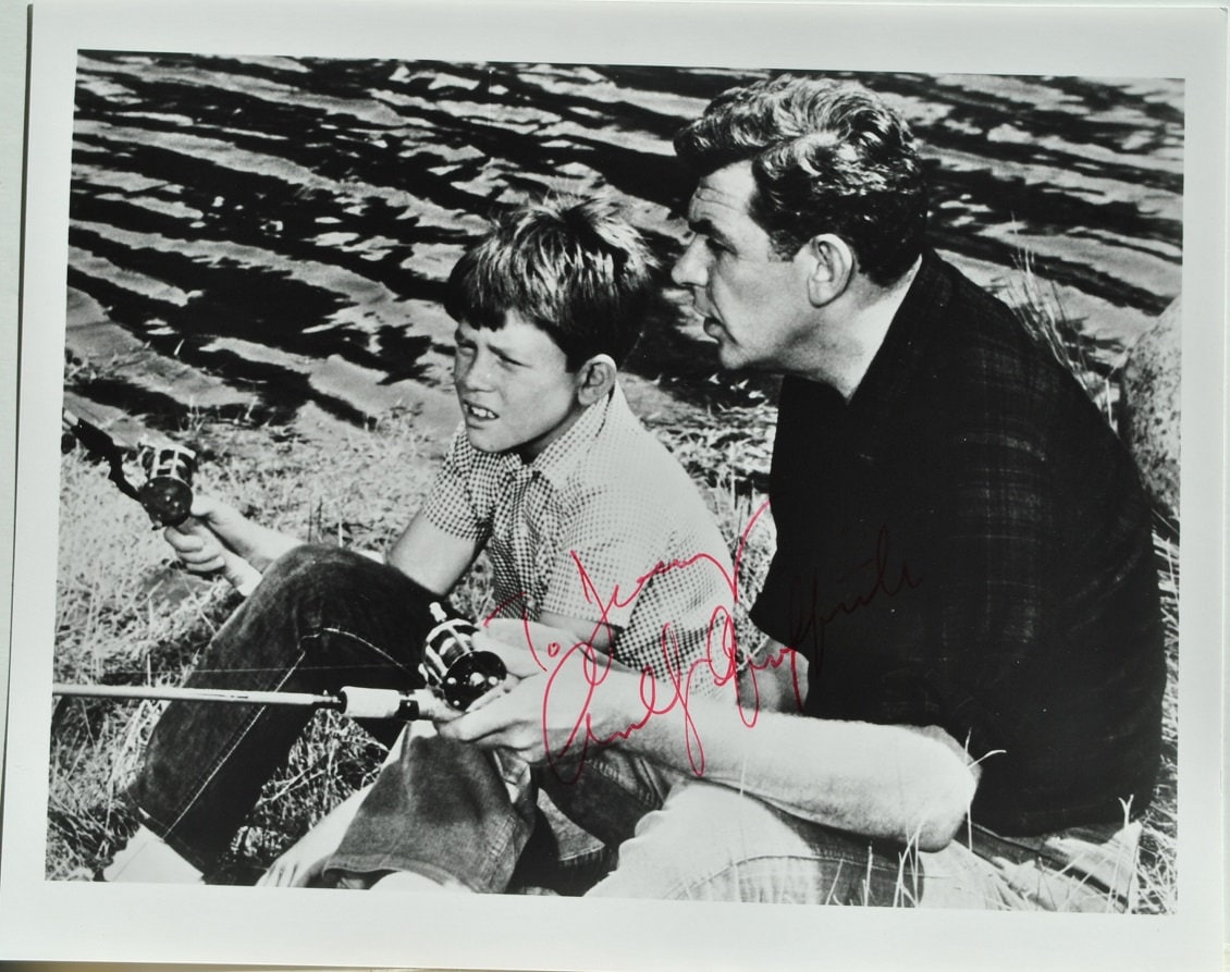 ANDY GRIFFITH Signed Photo No Time for Sergeants Matlock Mayberry R. F ...