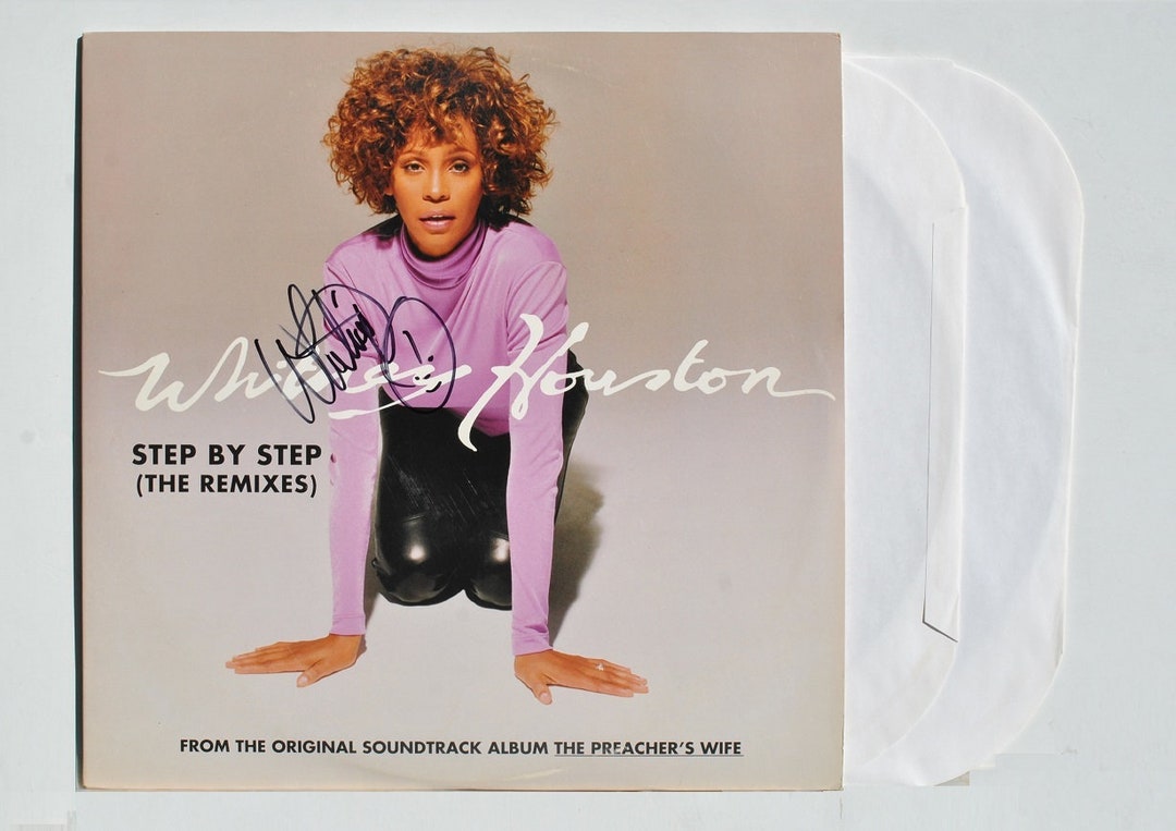 WHITNEY HOUSTON Signed Album - Step by Step W/coa - Etsy