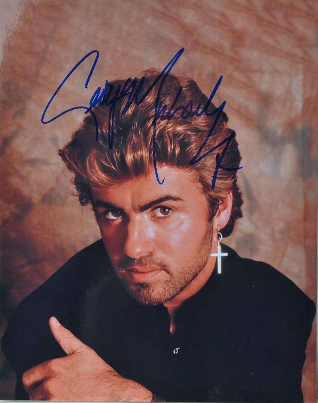 GEORGE MICHAEL Signed Photo - WHAM W/coa - Etsy