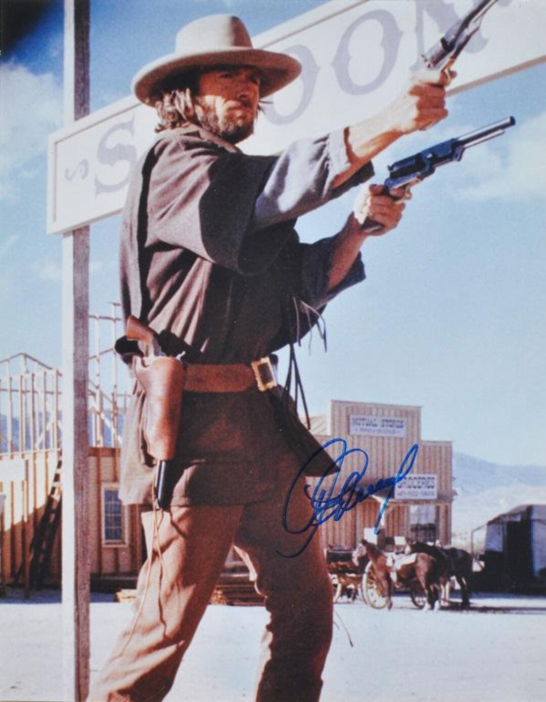 CLINT EASTWOOD Signed Photo - Unforgiven- 11"x14" W/coa - Etsy