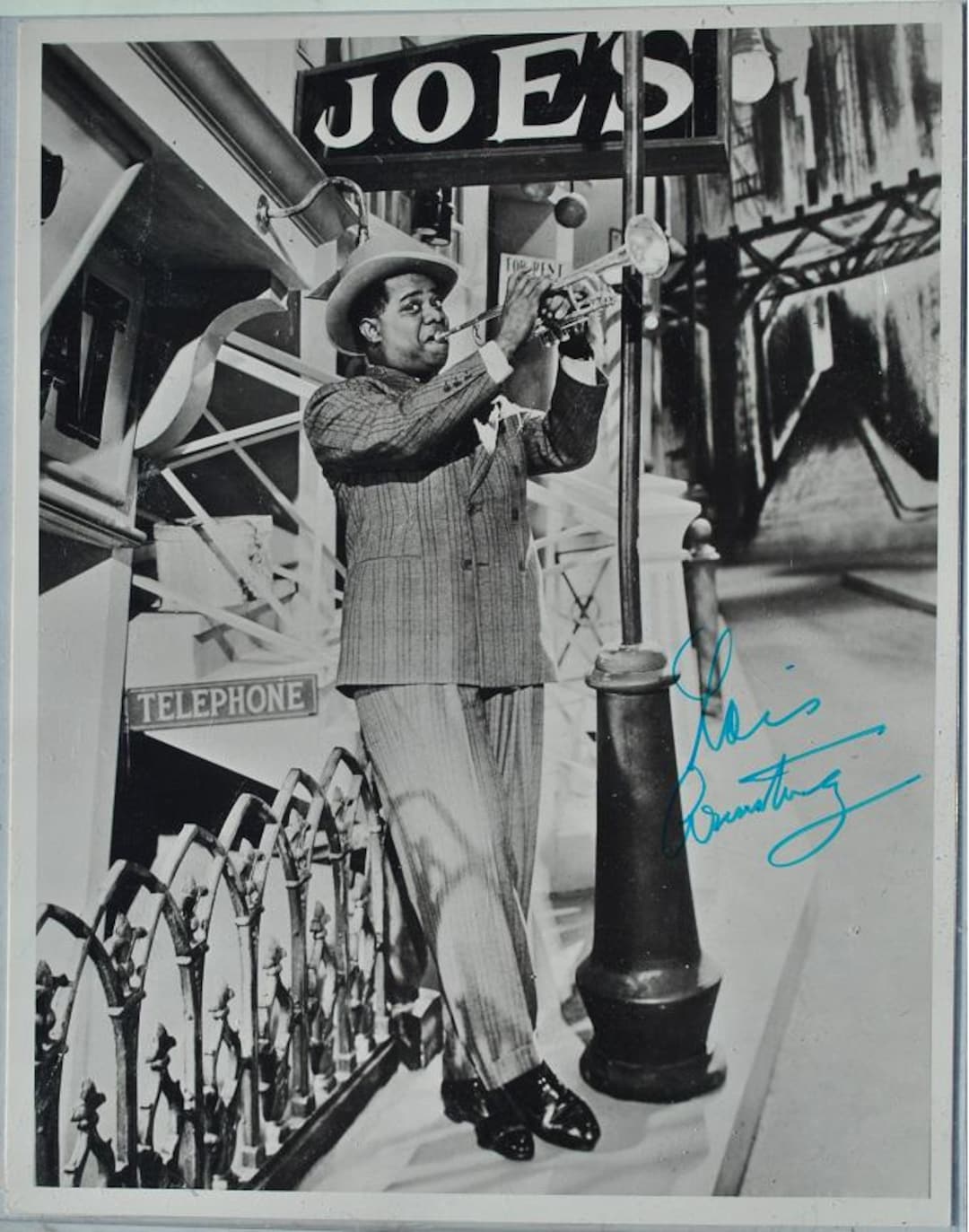 LOUIS ARMSTRONG SIGNED Photo - Satchmo - Pops W/coa - Etsy