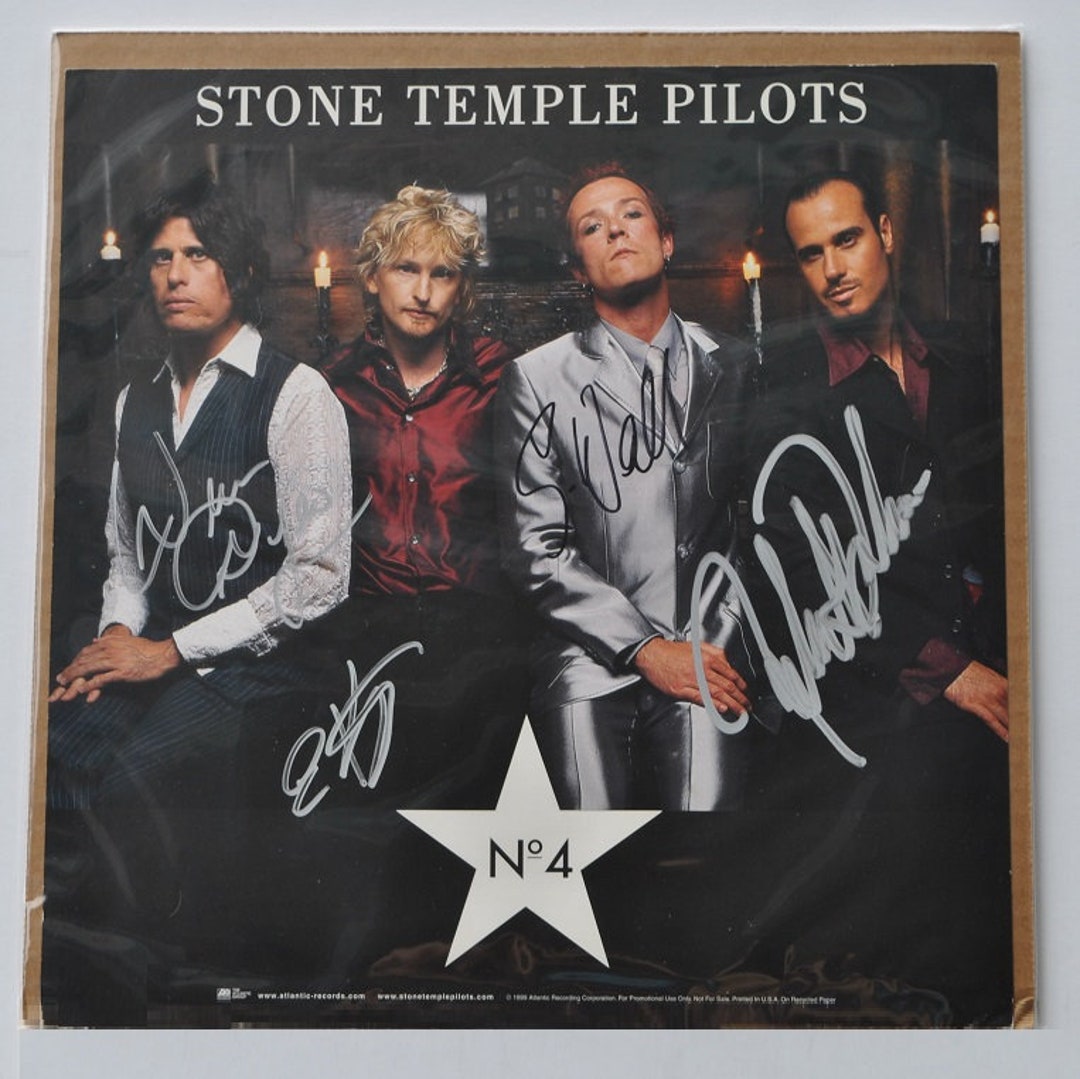 STONE TEMPLE PILOTS No. 4 Signed Album Flat - Scott Weiland, Dean Deleo ...
