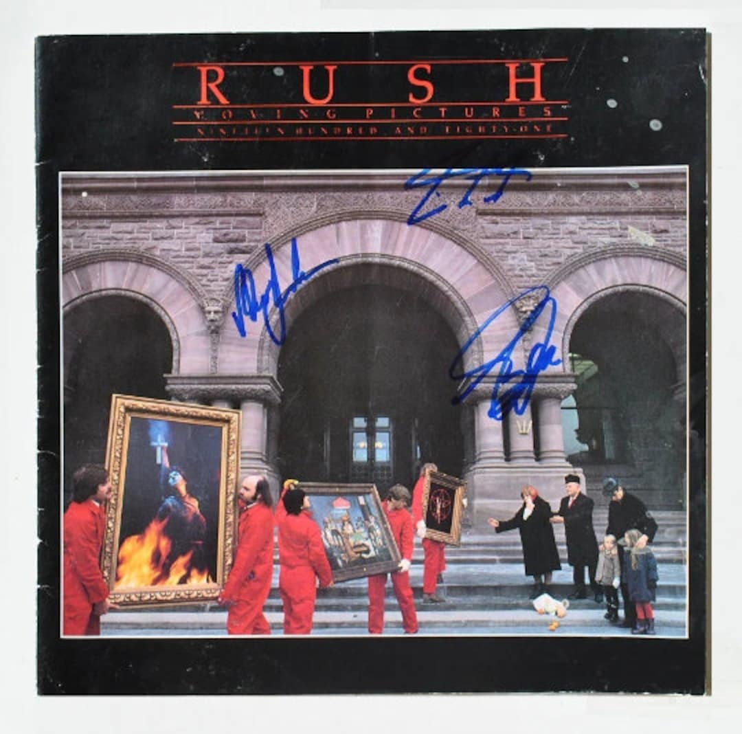 RUSH - MOVING PICTURES 1981...18 Page Tour Program Signed X3 W/coa - Etsy