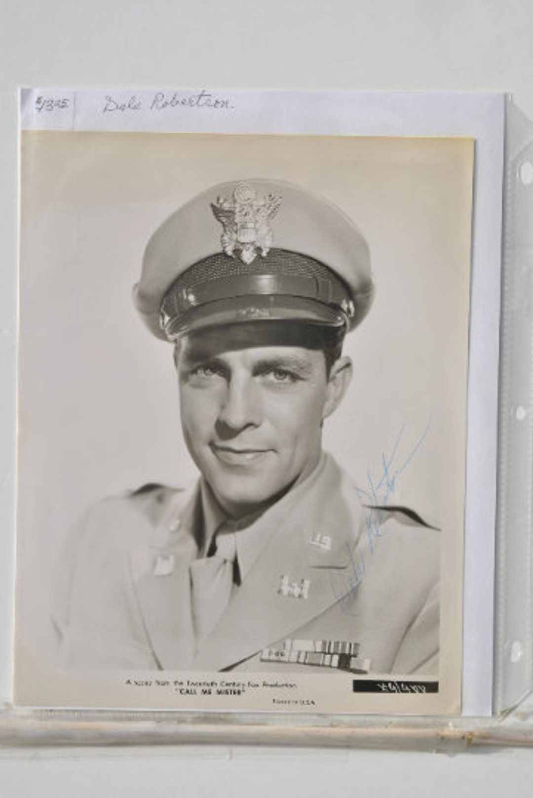 DALE ROBERTSON SIGNED Photo Tales of Wells Fargo, Return of the Texan ...