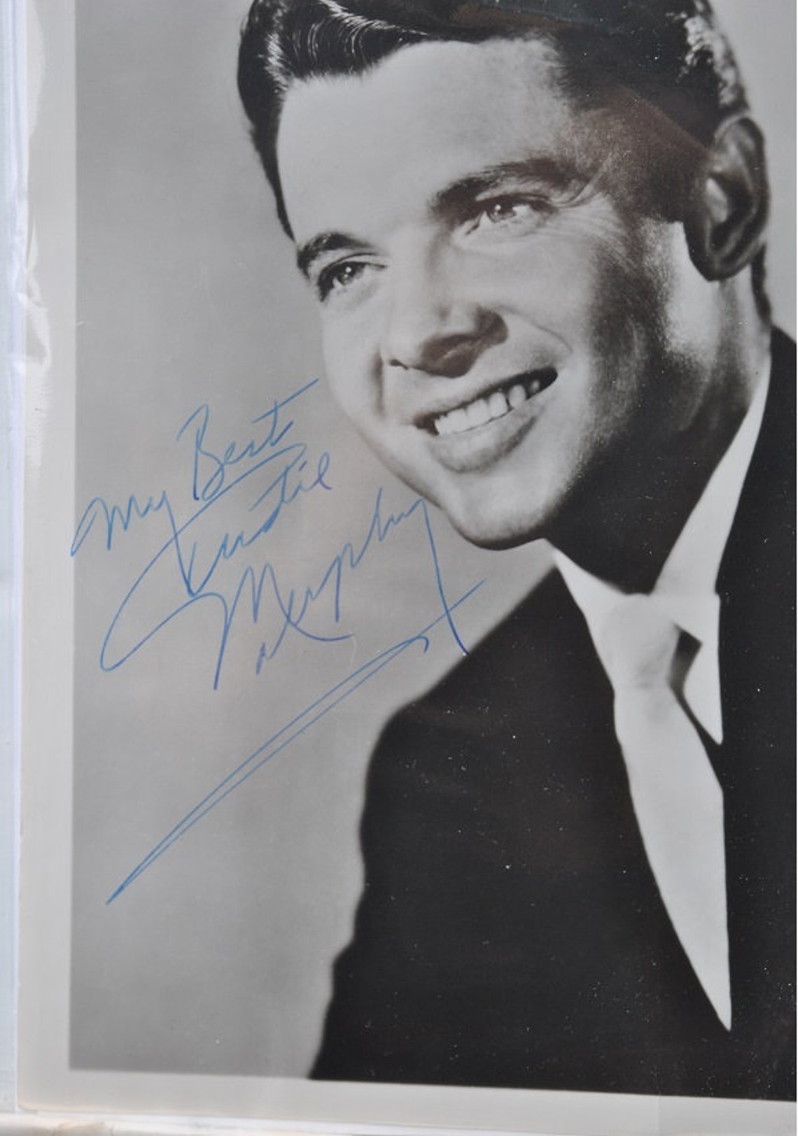 AUDIE MURPHY Signed Autographed Photo - to Hell and Back W/coa - Etsy