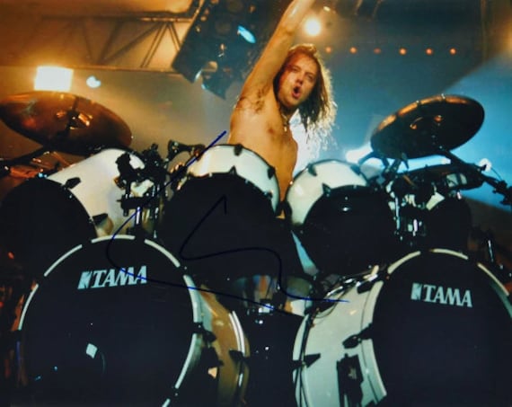 LARS ULRICH SIGNED Photo Metallica W/coa - Etsy