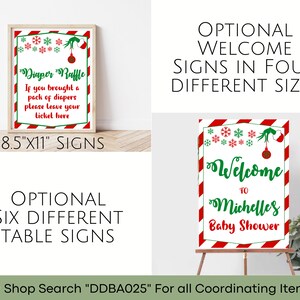 Grinch Baby Shower Invitation Set: Christmas Theme (digital File) - Etsy