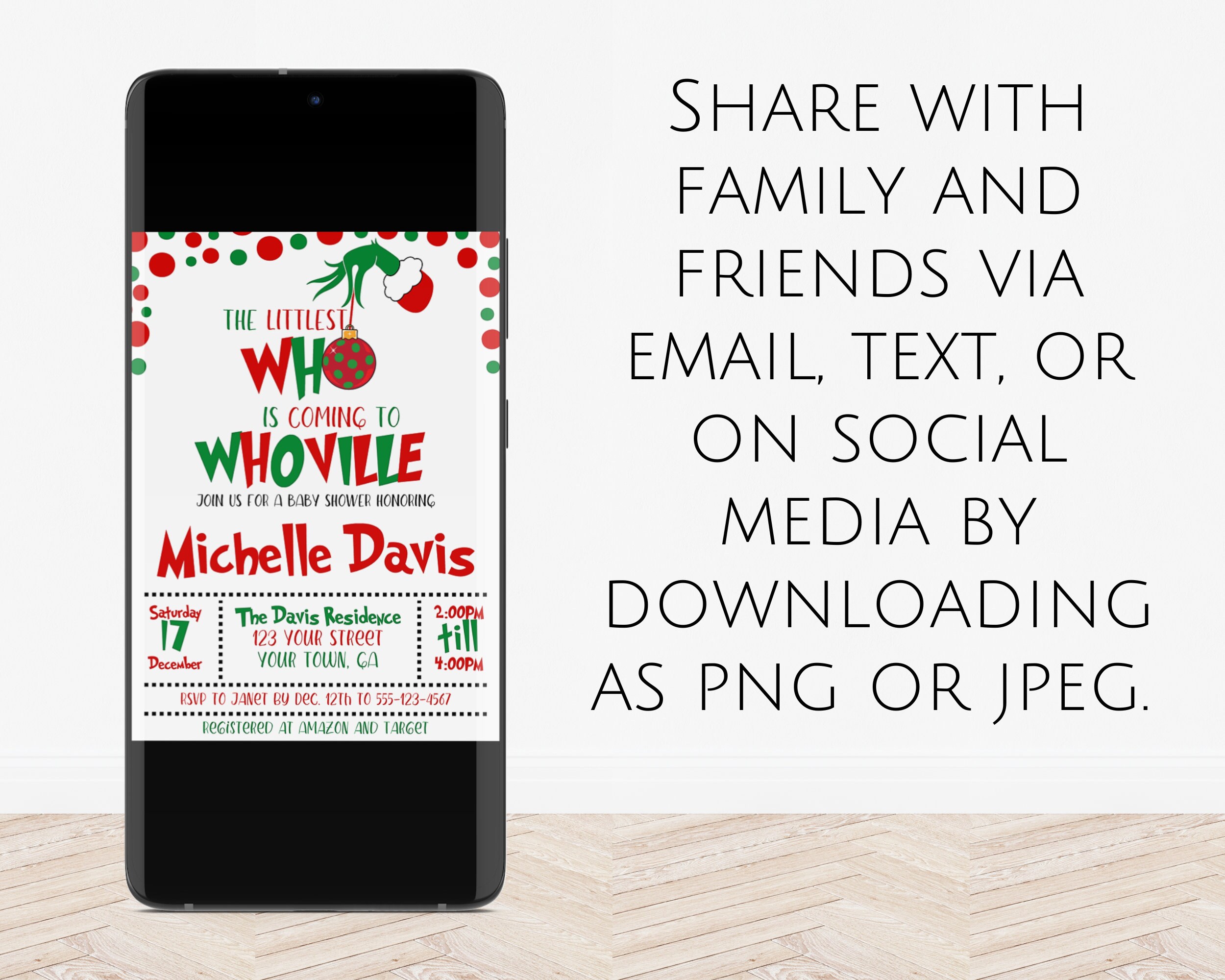Whoville Party Invitation