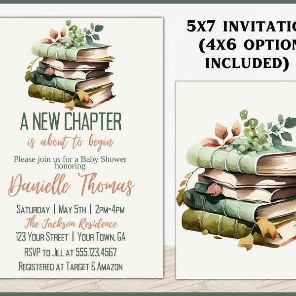 Storybook Invitation - Etsy