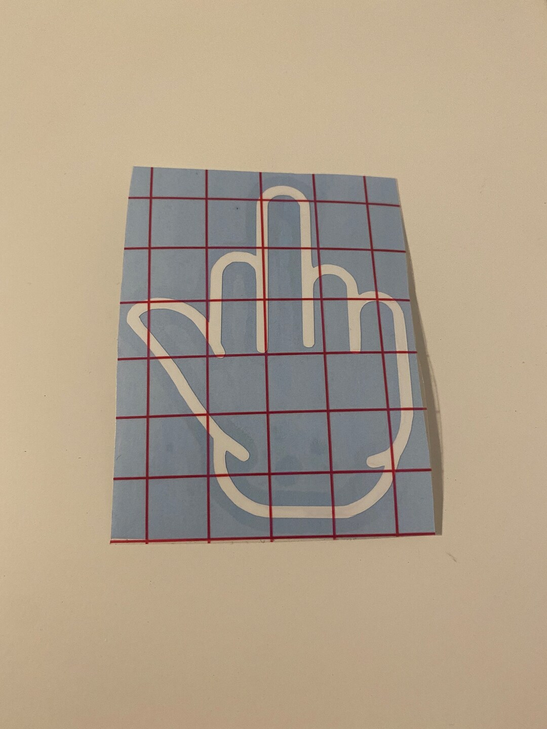 Middle Finger Sticker - Etsy