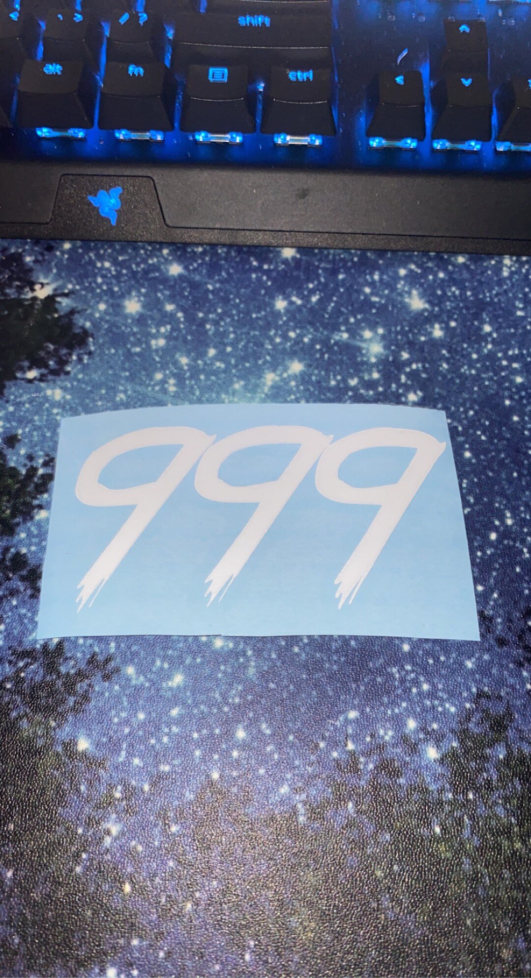 999 Car Decal - Etsy
