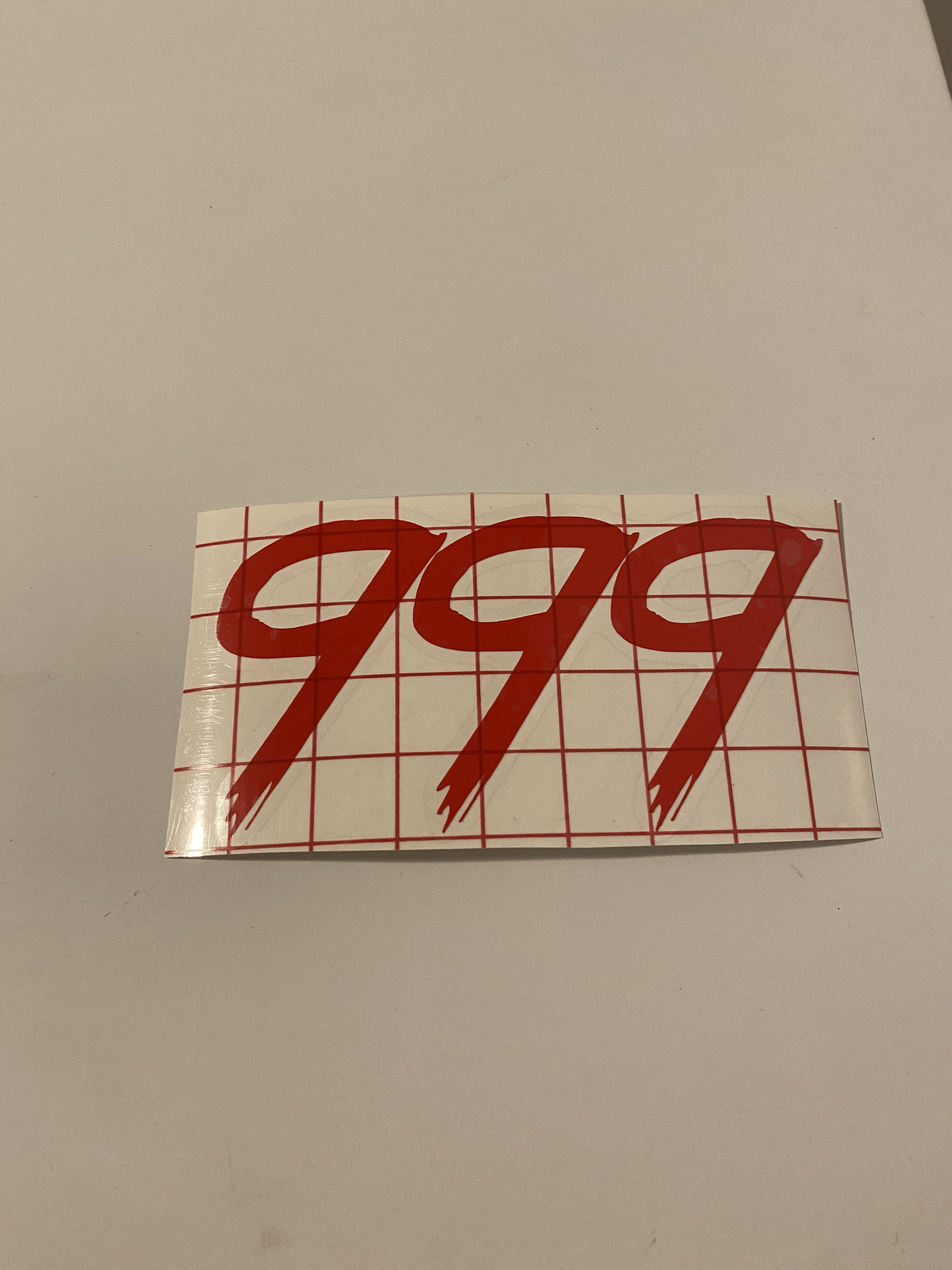 999 Car Decal - Etsy