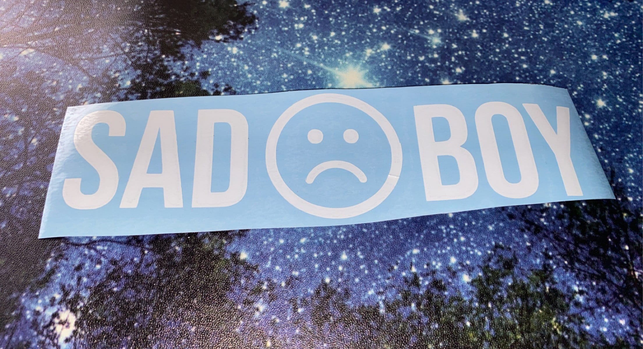 Sad Boy Car Decal - Etsy
