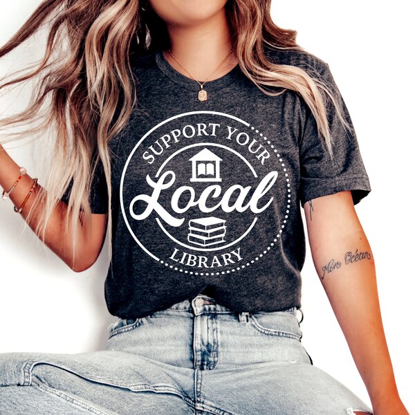 Library Shirt - Etsy