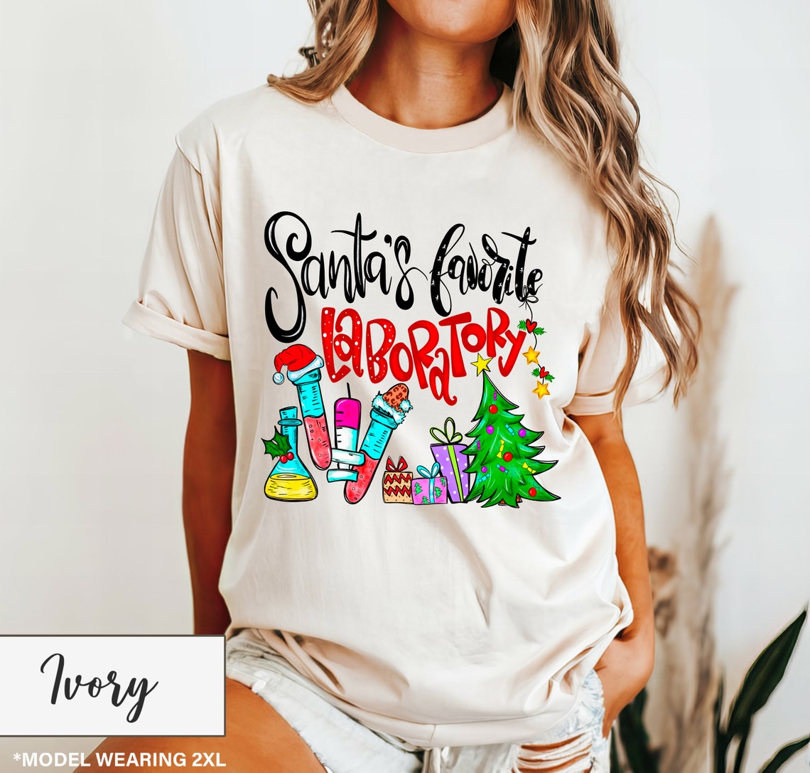 Santa’s Favorite Laboratory Shirt – Christmas Gift for Laboratory ...