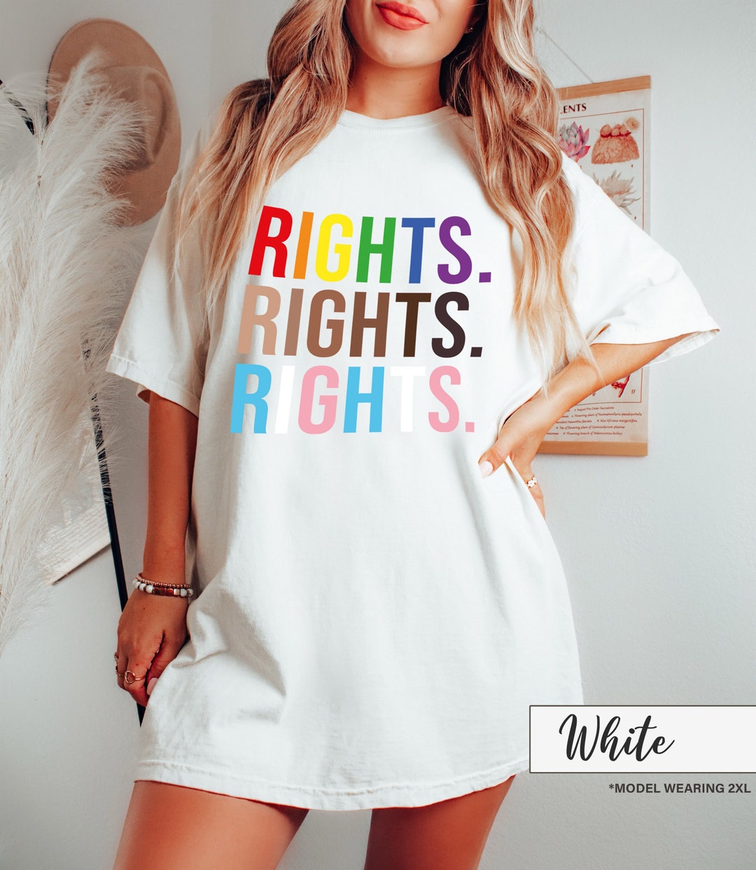 Rights Rights Rights Shirt, Equal Rights Shirt, Equality Tshirt, LGBTQ ...
