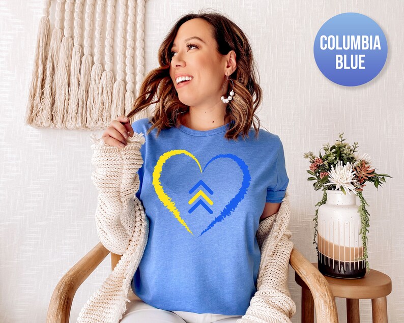 Three Arrows Shirt Down Syndrome Love Shirt Down Support - Etsy