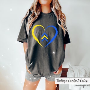 Three Arrows Shirt, Down Syndrome Love Shirt, Down Support Tee, Down ...