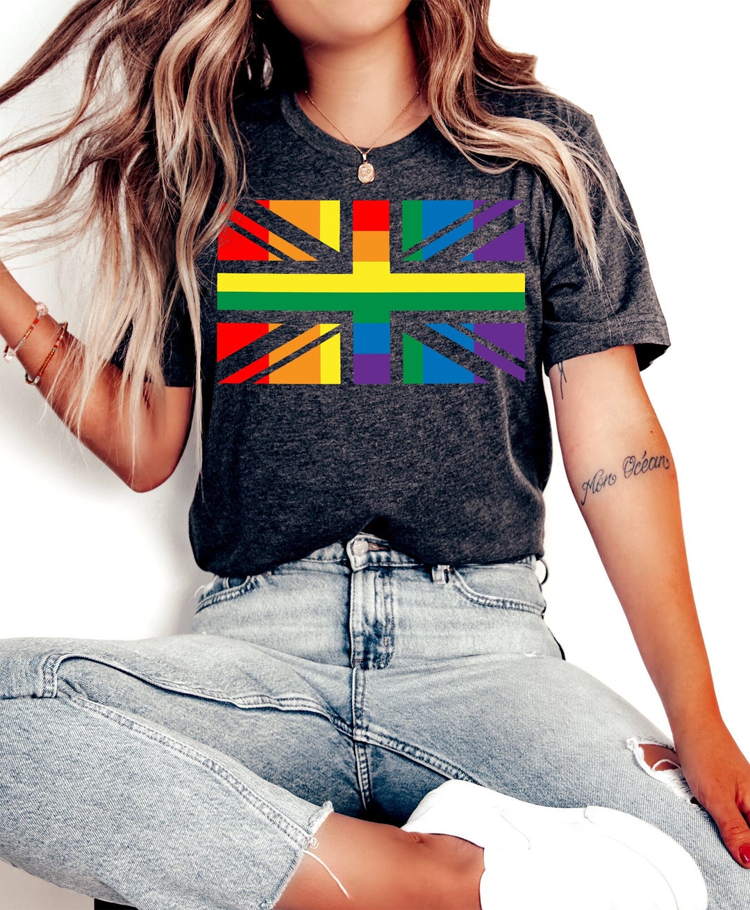LGBTQ Flag Shirt, LGBTQ Shirt for Pride, Rainbow Flag Shirt, Queer ...