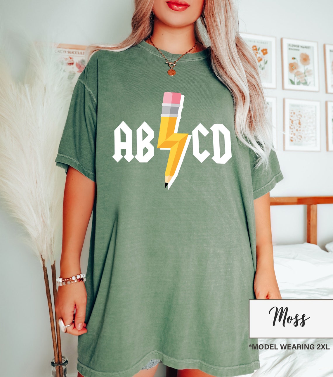 ABCD Shirt, Pencil Lightning Bolt Shirt, Back to School Shirt, ABCD ...