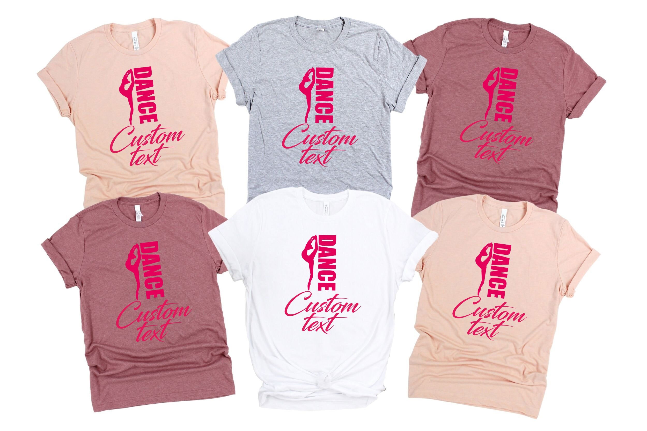 Custom Dance Shirt Dancer Tshirt Matching Dance Shirt Dance | Etsy