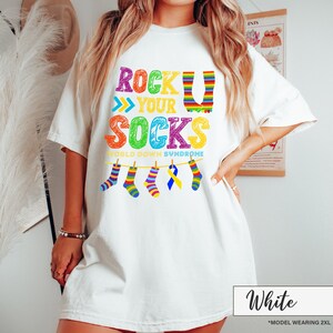 Rock Your Socks World Down Syndrome Day Shirts, Down Syndrome Shirts ...