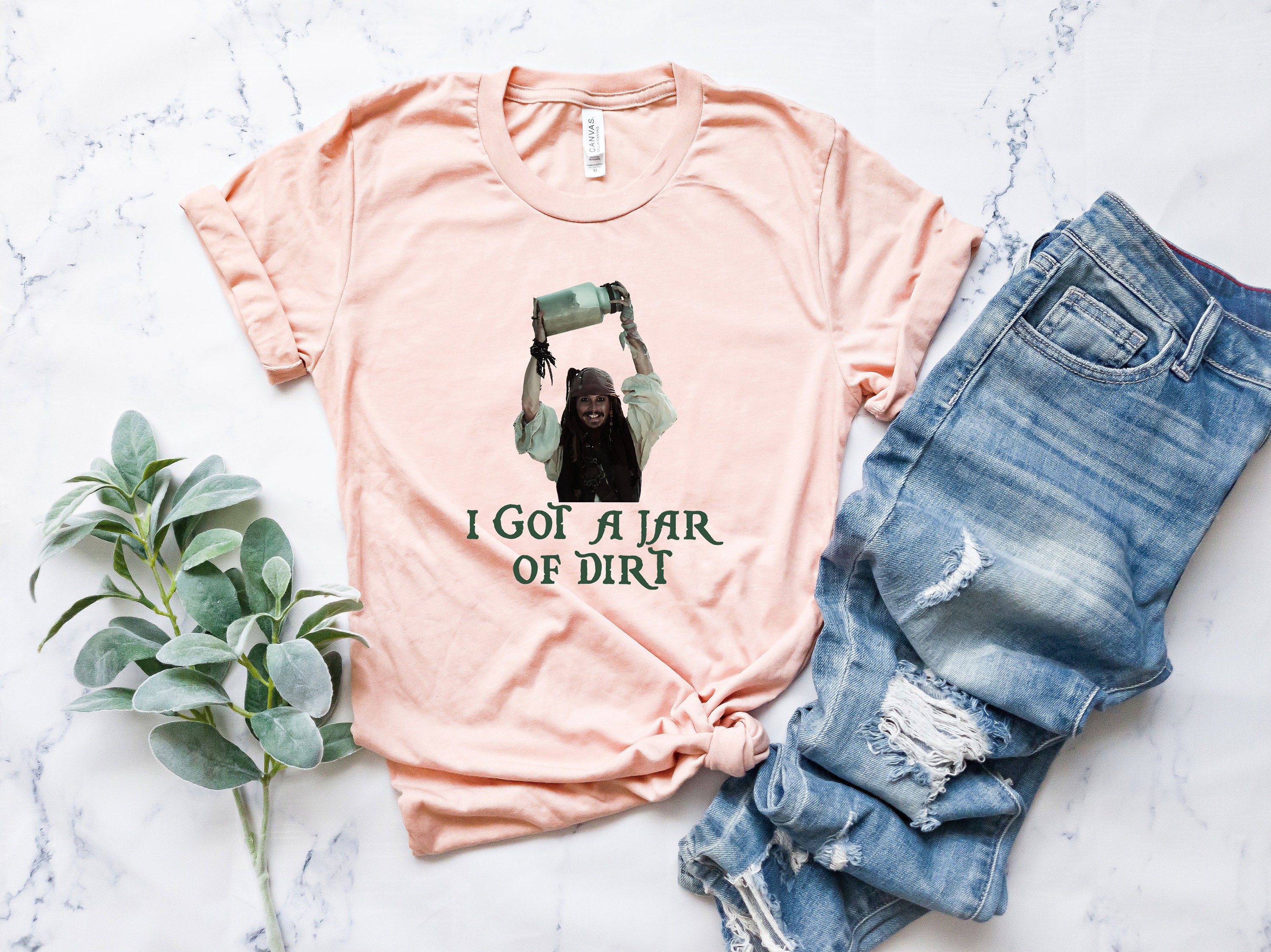 I Got A Jar of Dirt T-shirt Johnny Depp T-shirt Pirates of - Etsy