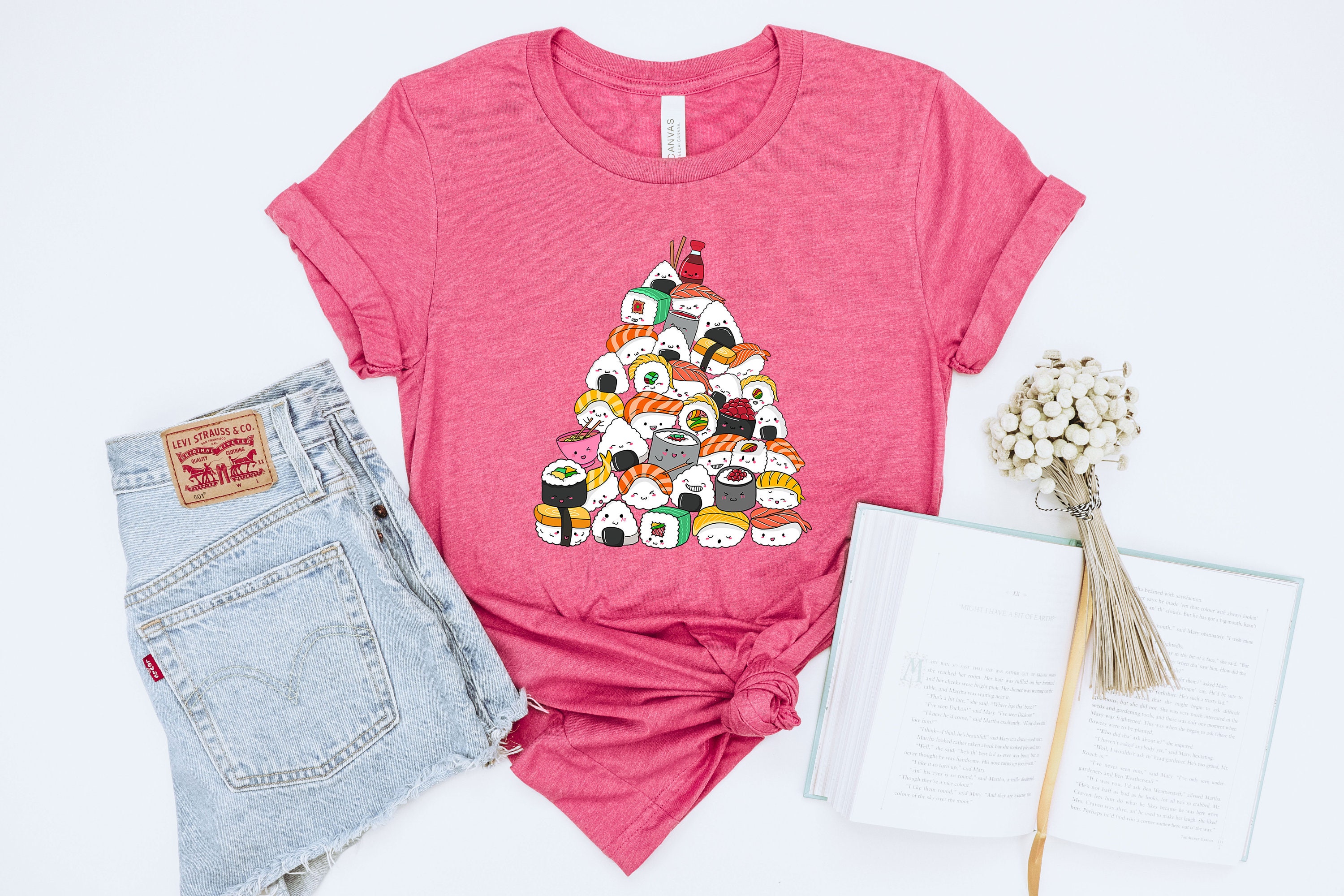 Sushi Shirt Cute Sushi Tshirt Sushi Lover Gift Sushi Party - Etsy