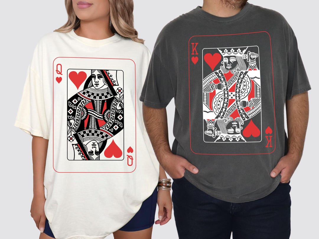Matching King and Queen Shirt - Couple Shirts - Matching Tee - King ...
