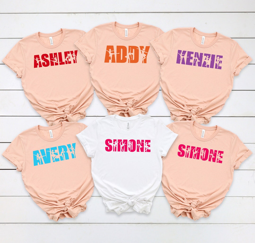 Custom Dancer Tshirt, Dance Team Shirt, Dance Squad T-shirt, Matching ...