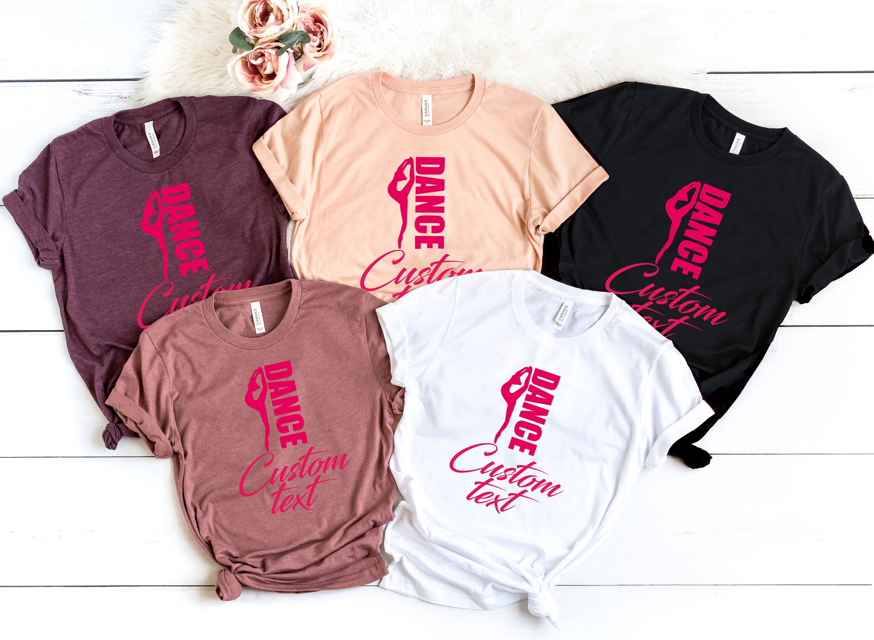 Custom Dance Shirt Dancer Tshirt Matching Dance Shirt Dance | Etsy