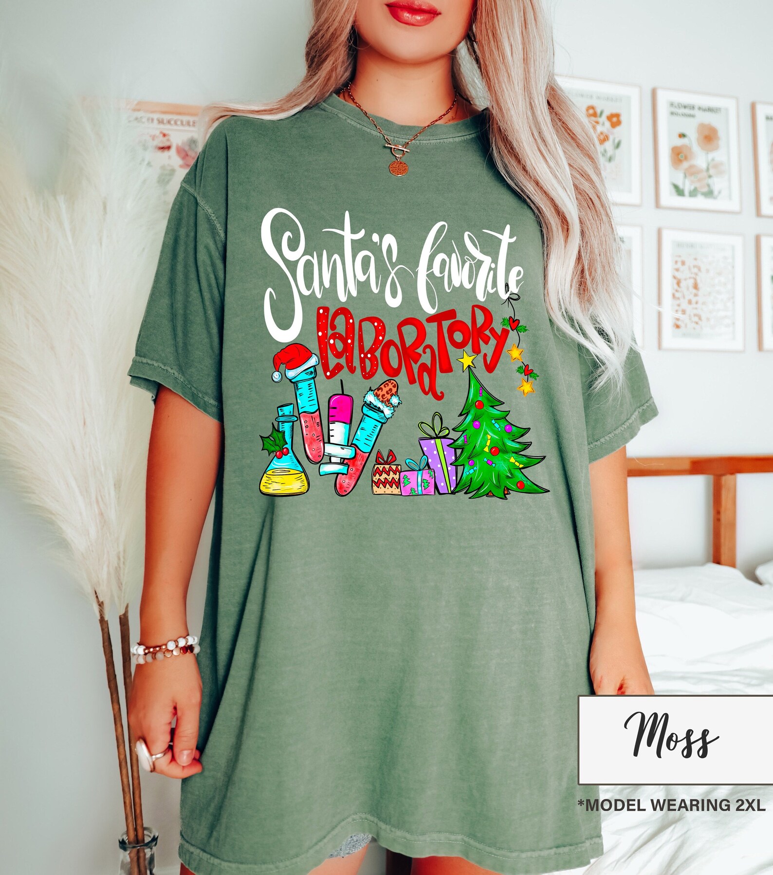 Santa’s Favorite Laboratory Shirt – Christmas Gift for Laboratory ...