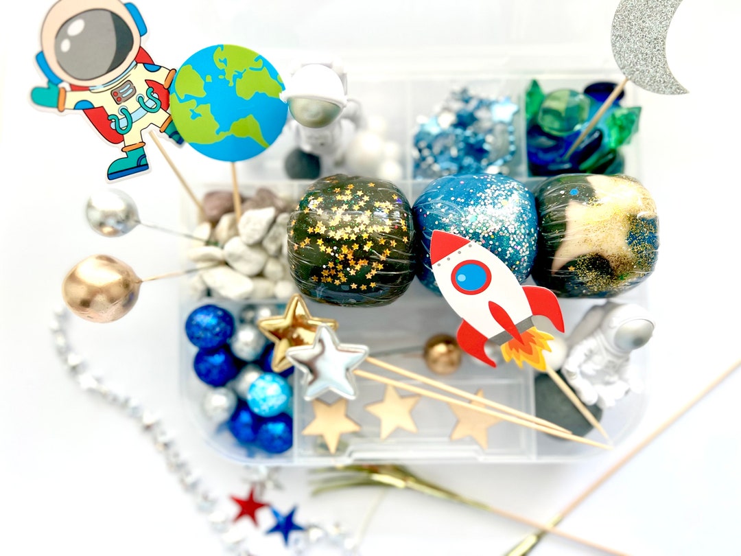 Space Sensory Kit Space Play Dough Kit Space Play Dough Kit - Etsy