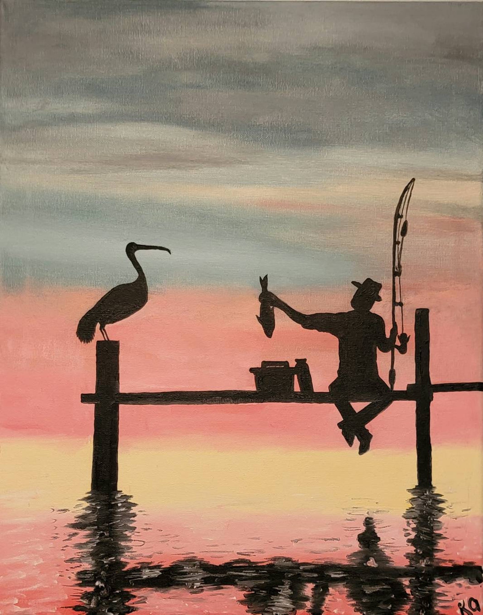 Friendly Fisherman - Etsy