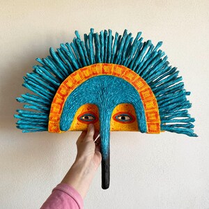 Handmade - Original - Paper Mache - Wall Mask - Home Decor - Wall ...