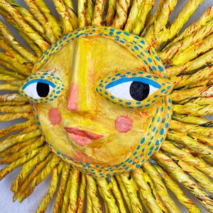 Handmade - Original - Paper Mache - Wall Mask - Wallhanging - Home ...