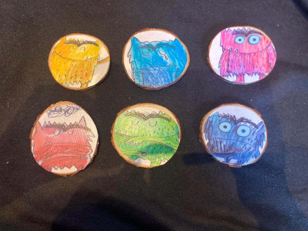 The Colour Monster Story Logs - Etsy