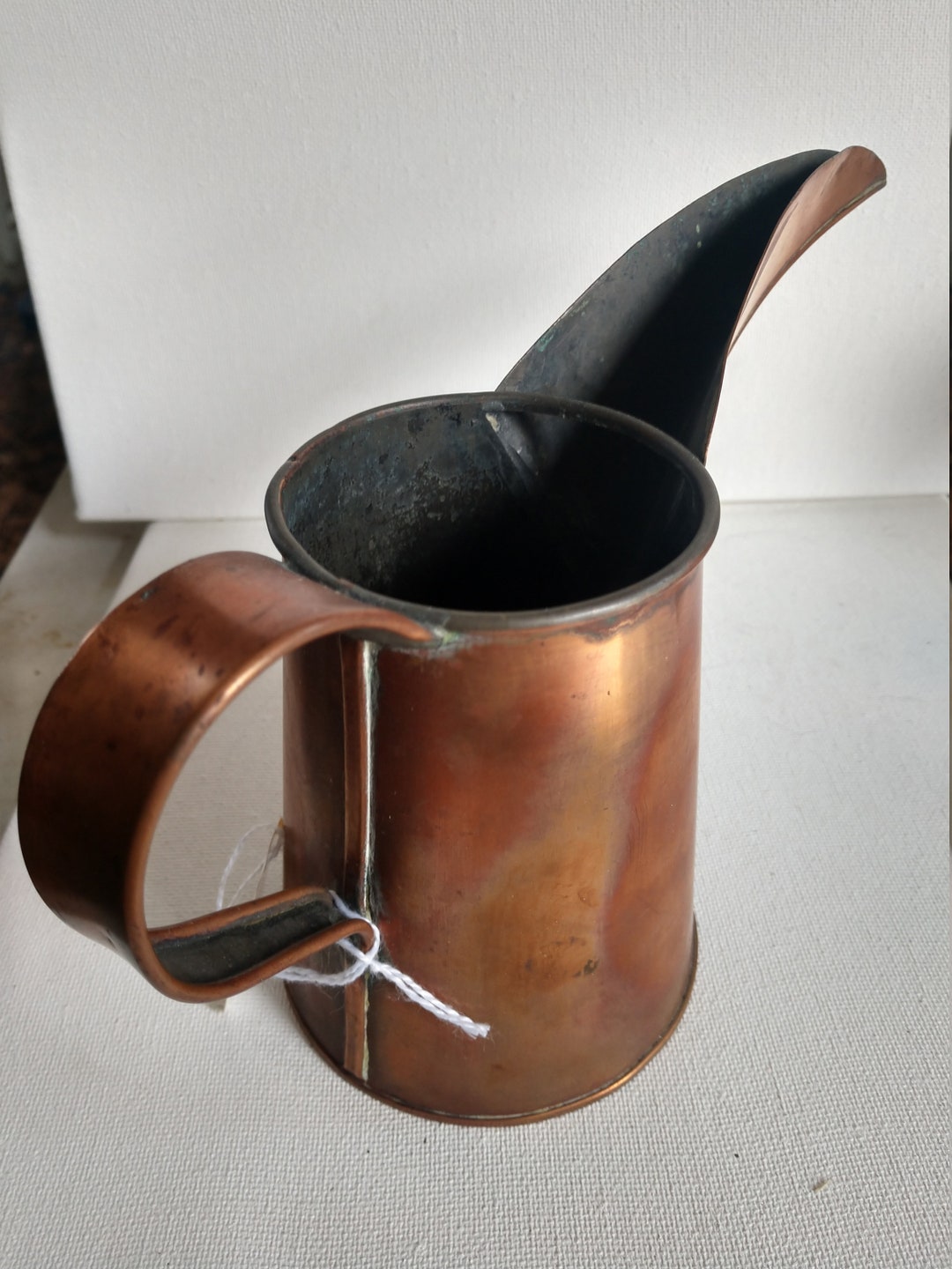 Antique Copper Ink Pitcher Coville 1800s - Etsy