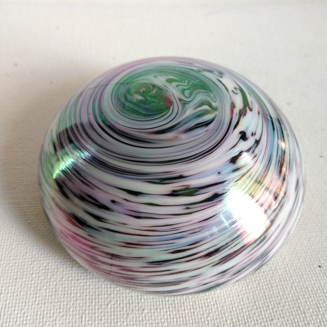 Vintage Venetian Glass Paperweight - Etsy