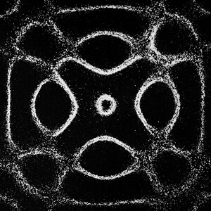 6528hz Photograph Chladni Pattern Wall Art Picture - Etsy