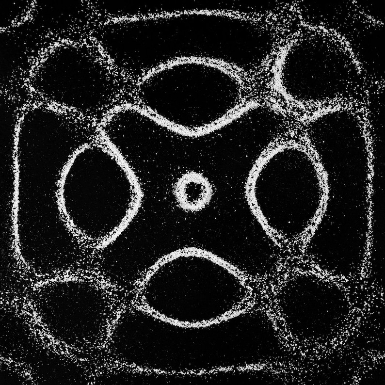 6528hz Photograph Chladni Pattern Wall Art Picture - Etsy