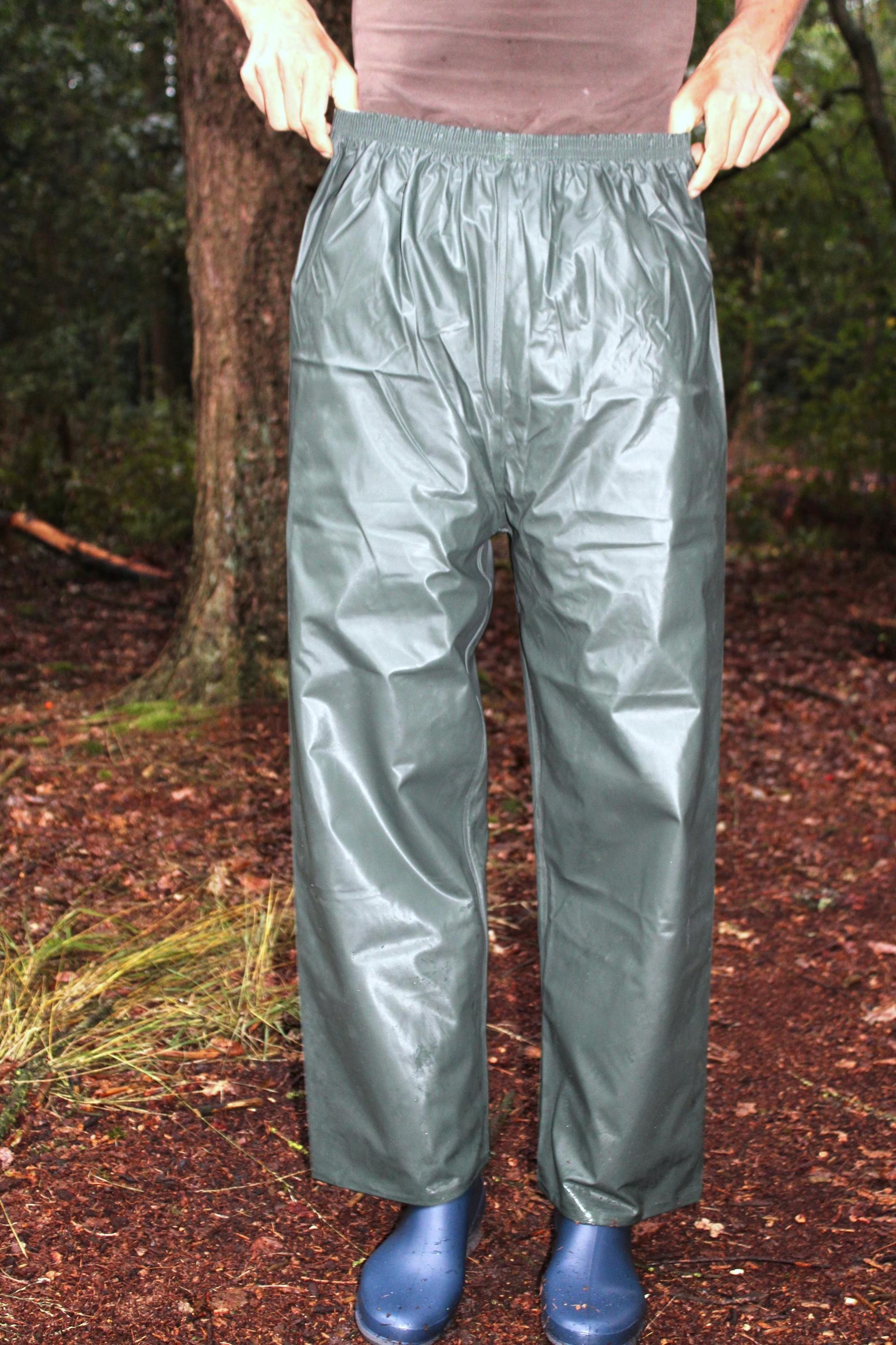Two Piece PVC Rain Suit Vintage 00's Sz L by Posimar Made in Spain ...