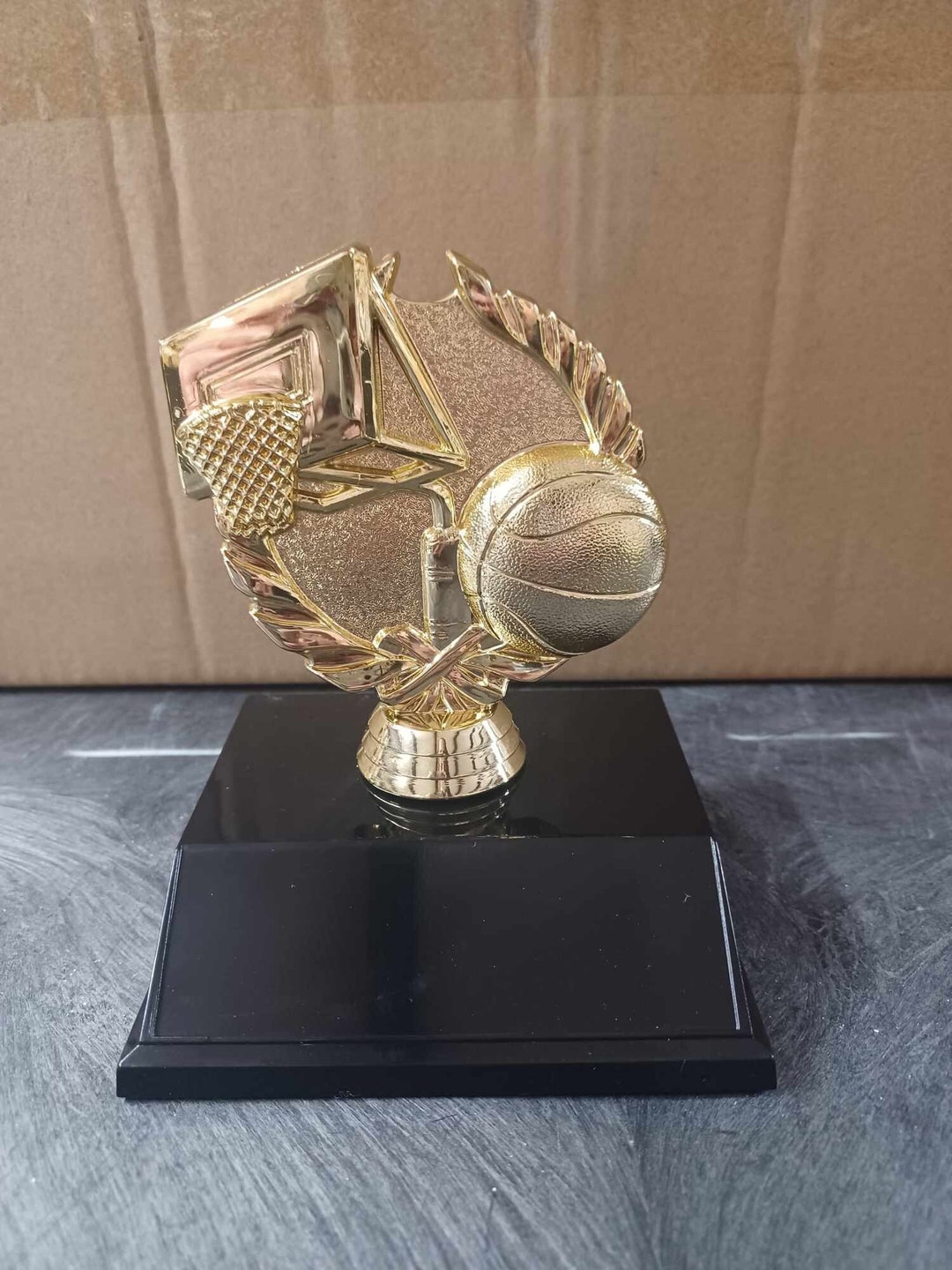 Custom Basketball Wreath Trophy / Unisex / Basketball Award / Sports ...