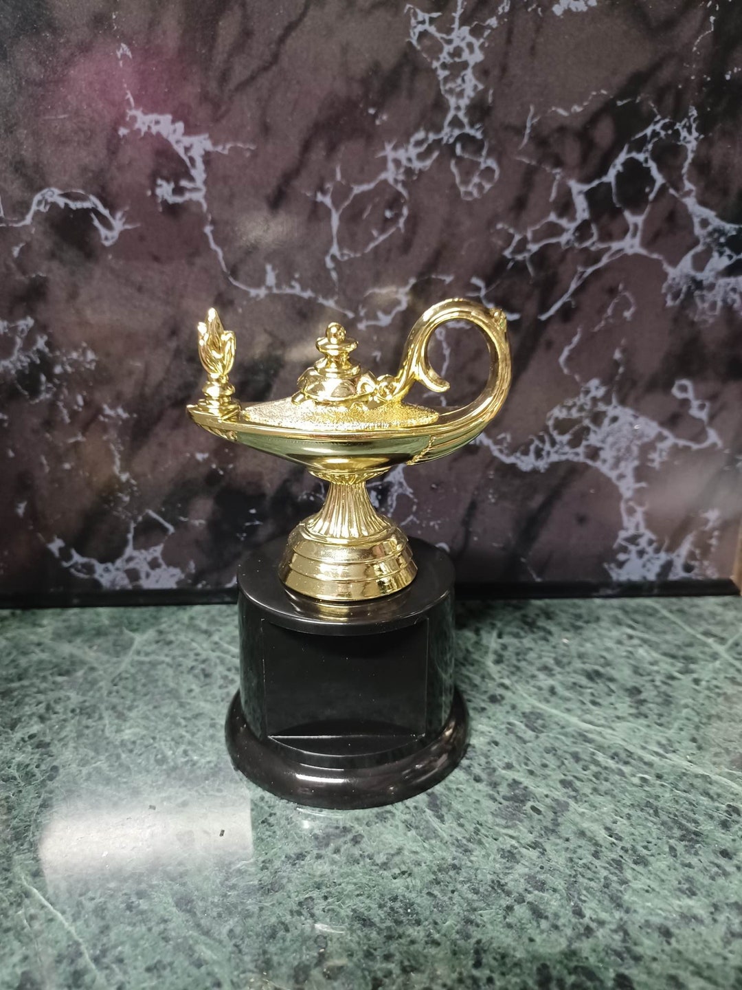 Custom Lamp of Knowledge Trophy / Scholastic Trophy / Graduation Trophy ...