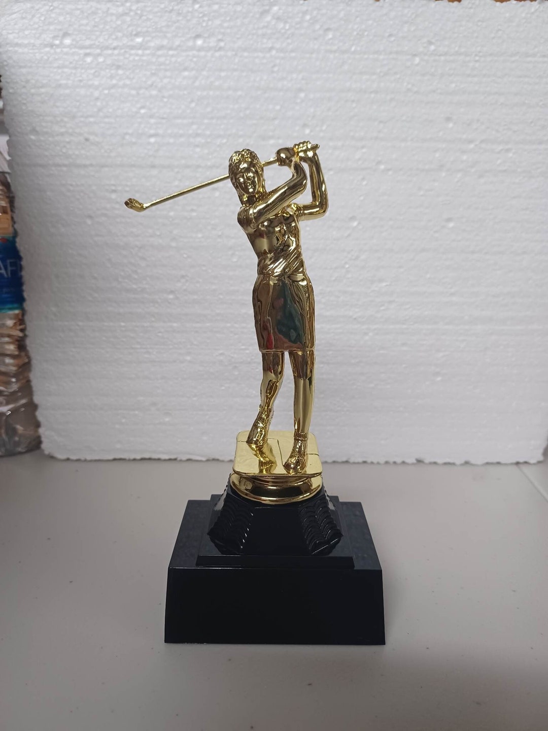 Custom Female Golfer Trophy / Golfing Trophy / Female Golfer - Etsy
