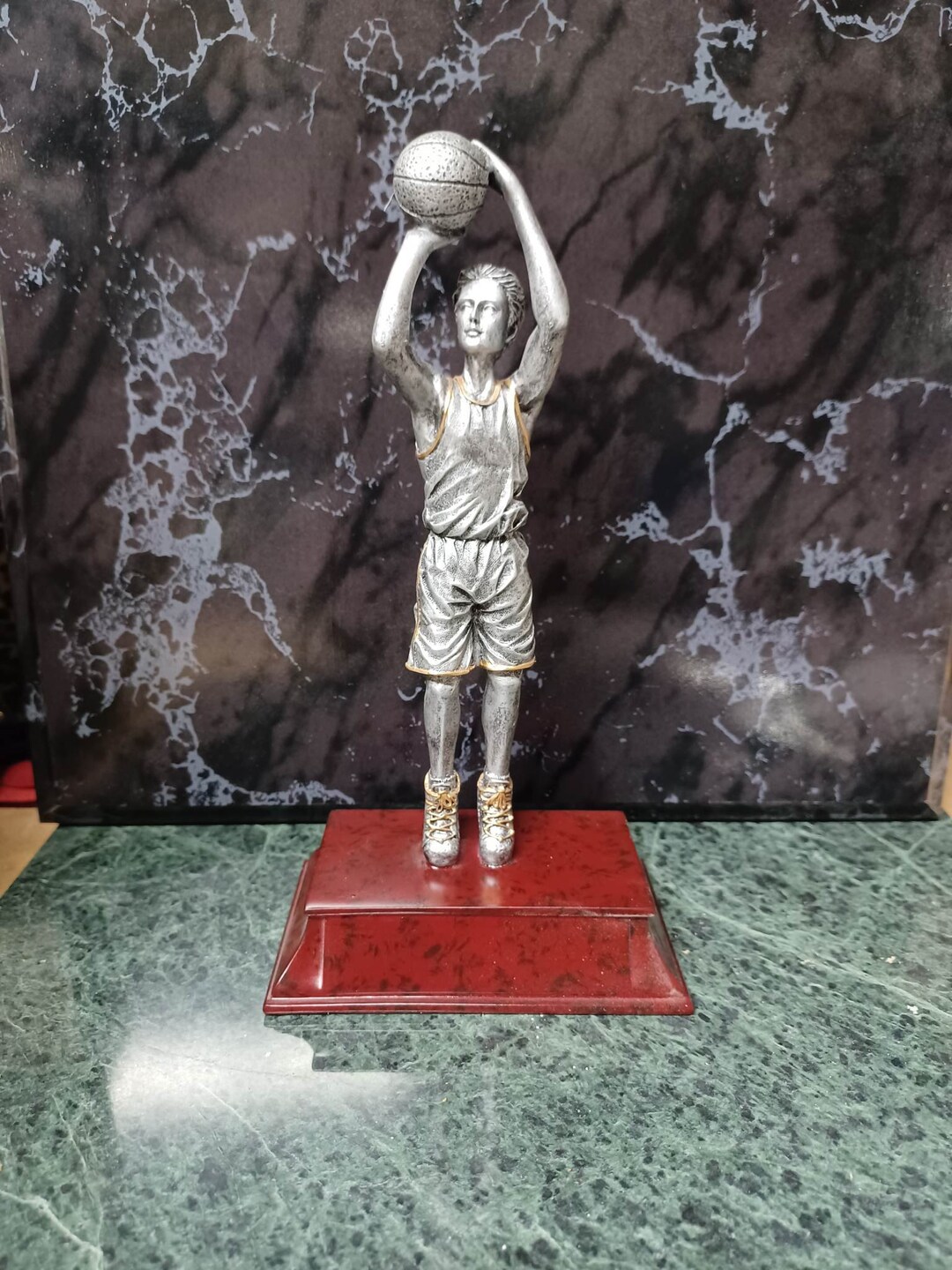 Custom Basketball Resin Award / Male Basketball Player / Trophy - Etsy