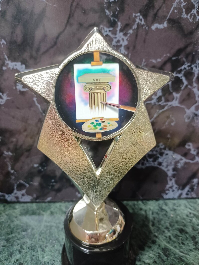 Custom Art Trophy / Art Award / Painting / Artist Appreciation - Etsy