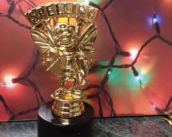 Spelling Bee Trophy Trophies 1st 2nd 3rd Place Tournament Academic ...