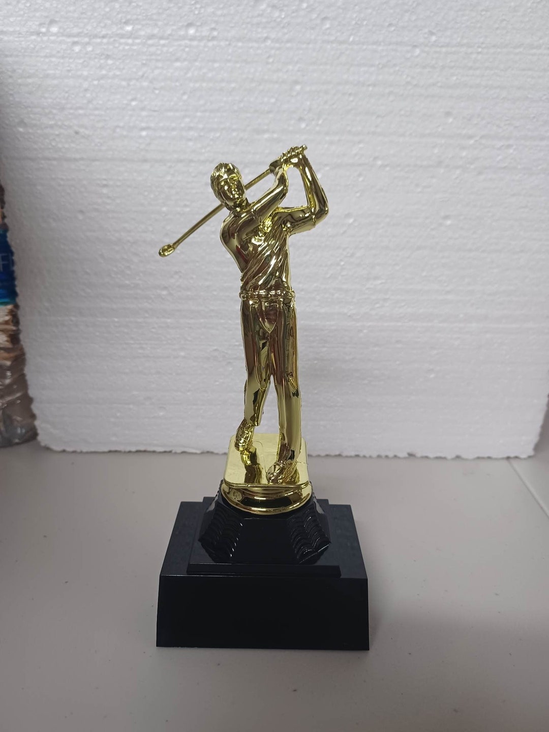 Custom Male Golfer Trophy / Golf Trophy / Golfer Award / Winner / Hole ...